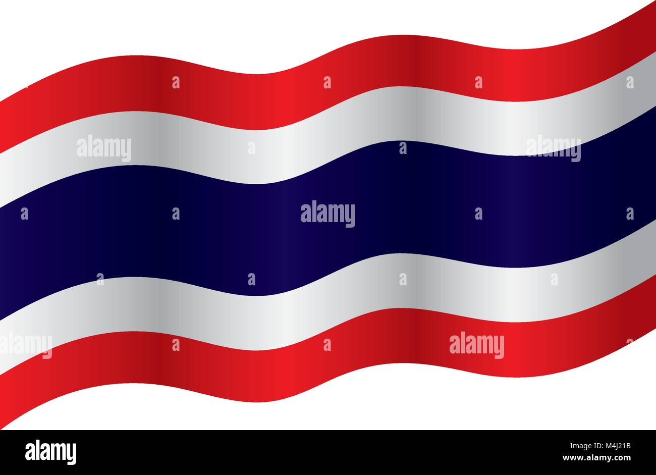 Thailand flag, vector illustration Stock Vector Image & Art - Alamy