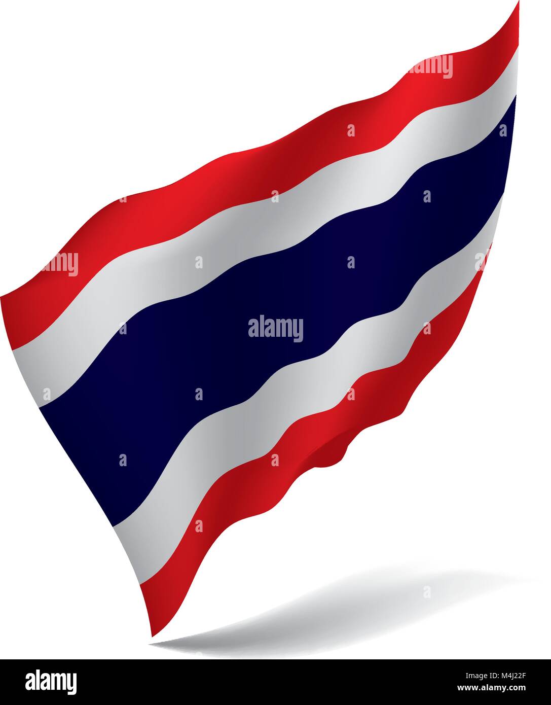 Thailand flag, vector illustration Stock Vector Image & Art - Alamy