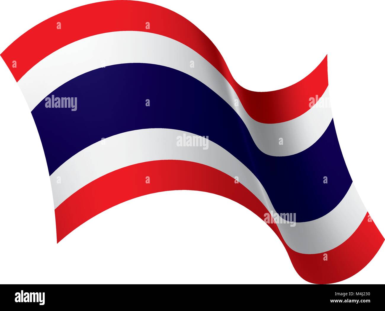 Thailand flag, vector illustration Stock Vector Image & Art - Alamy