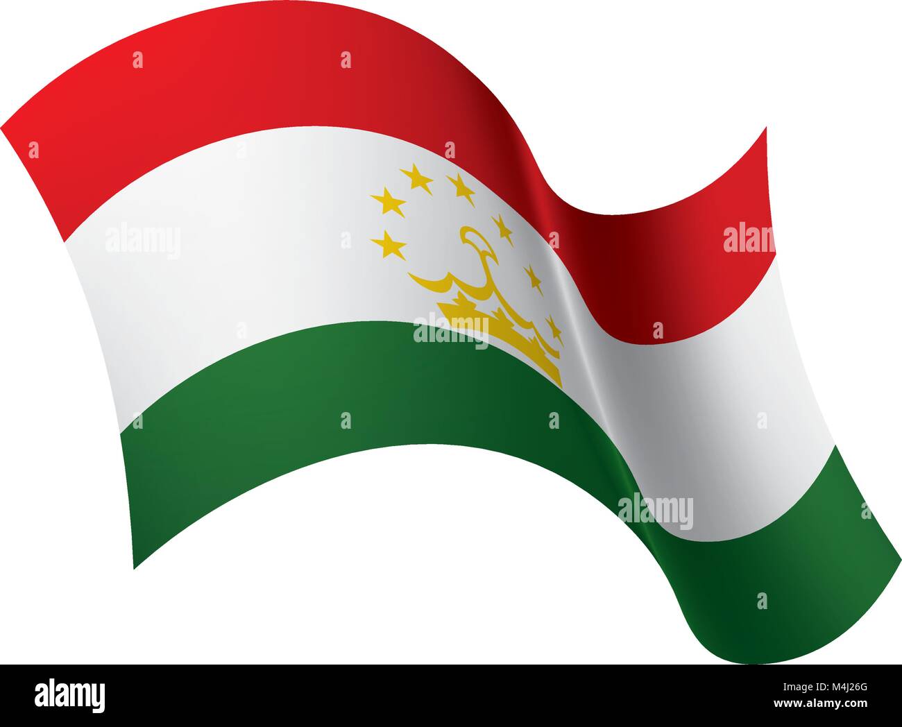 Tajikistan flag, vector illustration Stock Vector Image & Art - Alamy