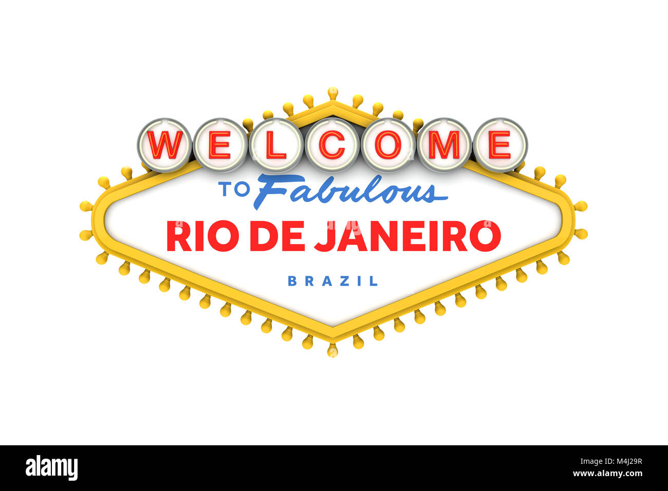 Welcome to rio de janeiro hi-res stock photography and images - Alamy