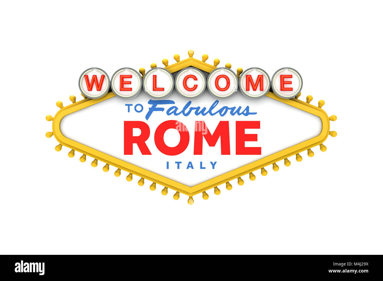 Welcome to rome hi-res stock photography and images - Alamy