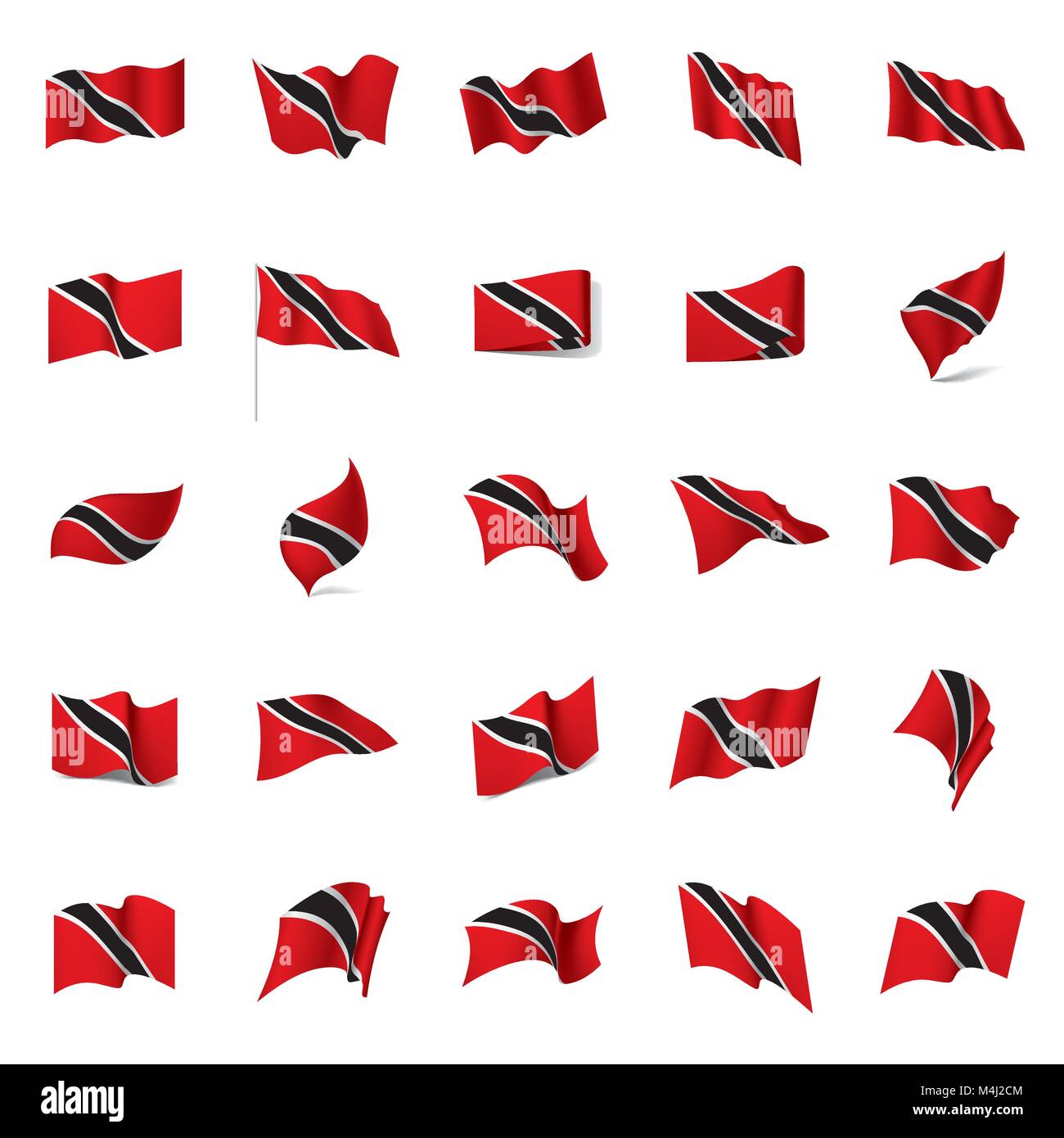 trinidad and tobago flag, vector illustration Stock Vector Image & Art ...