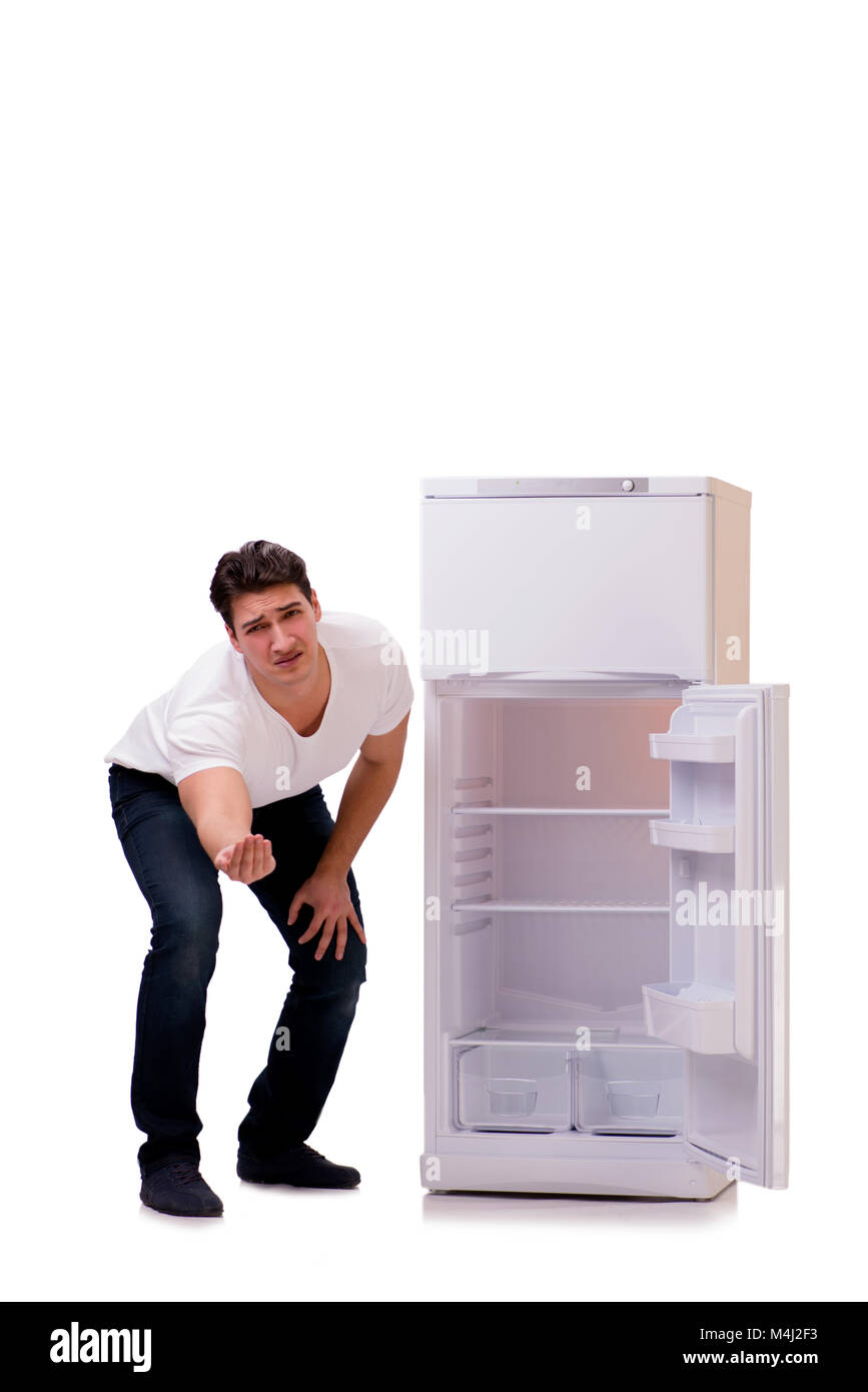 Guy looking in open Cut Out Stock Images & Pictures - Alamy