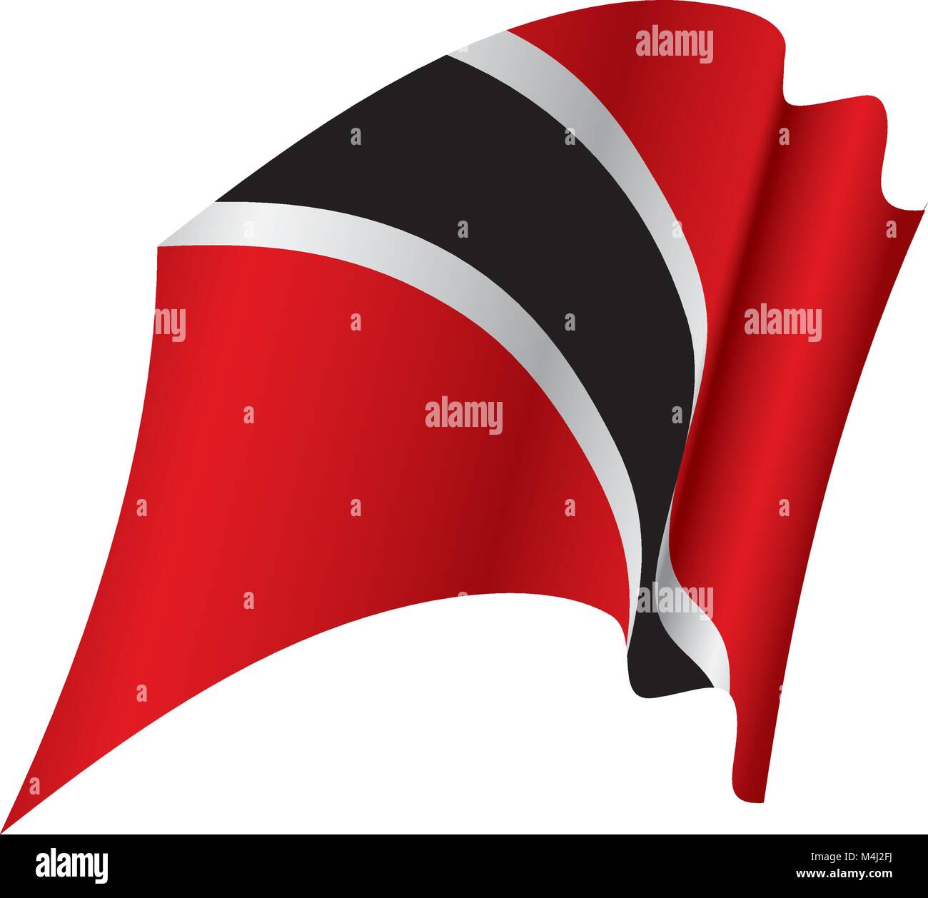 trinidad and tobago flag, vector illustration Stock Vector Image & Art ...