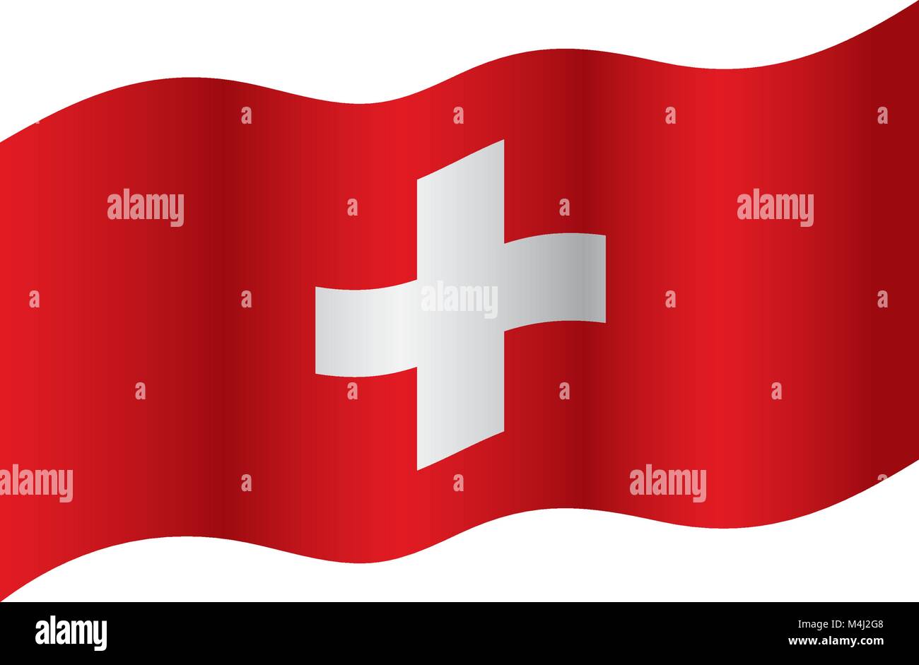 Switzerland flag, vector illustration Stock Vector Image & Art - Alamy