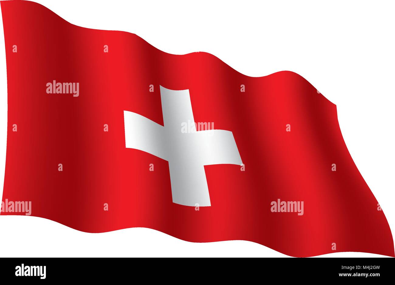 Switzerland flag, vector illustration Stock Vector Image & Art - Alamy
