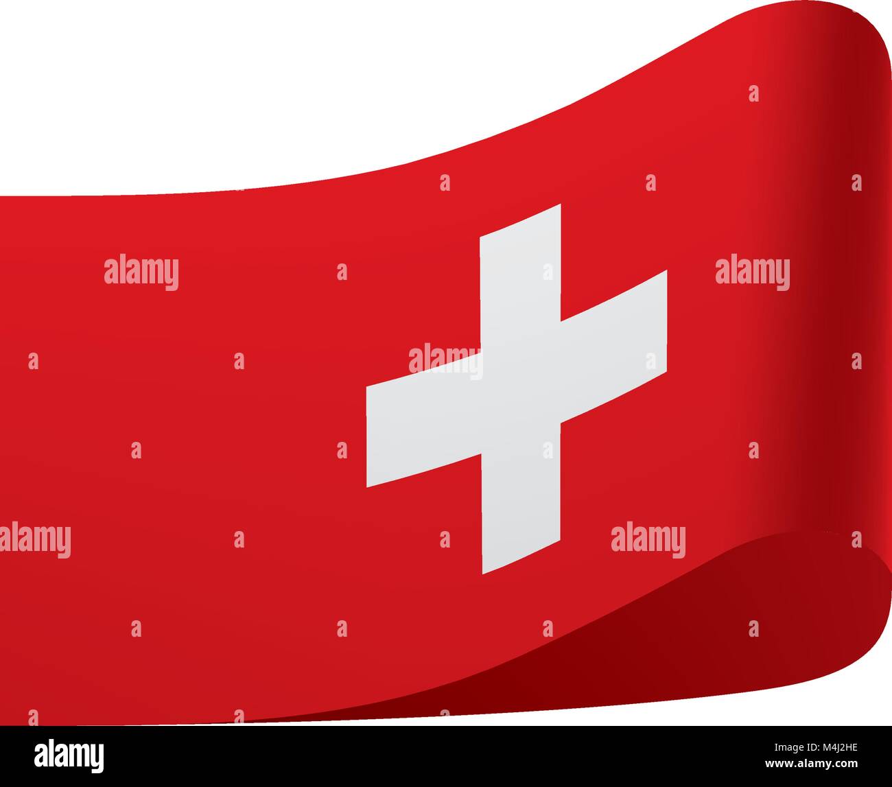Switzerland flag, vector illustration Stock Vector Image & Art - Alamy