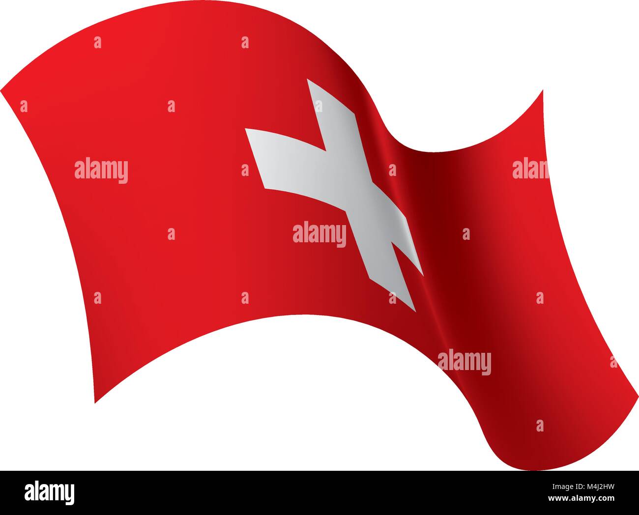 Switzerland flag, vector illustration Stock Vector Image & Art - Alamy