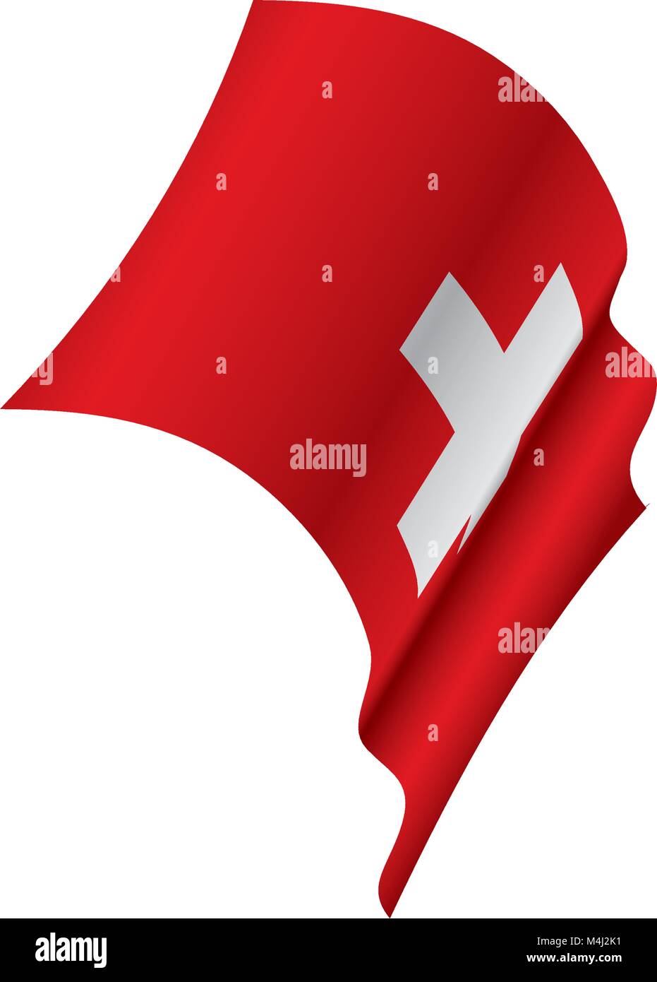 Switzerland flag, vector illustration Stock Vector Image & Art - Alamy