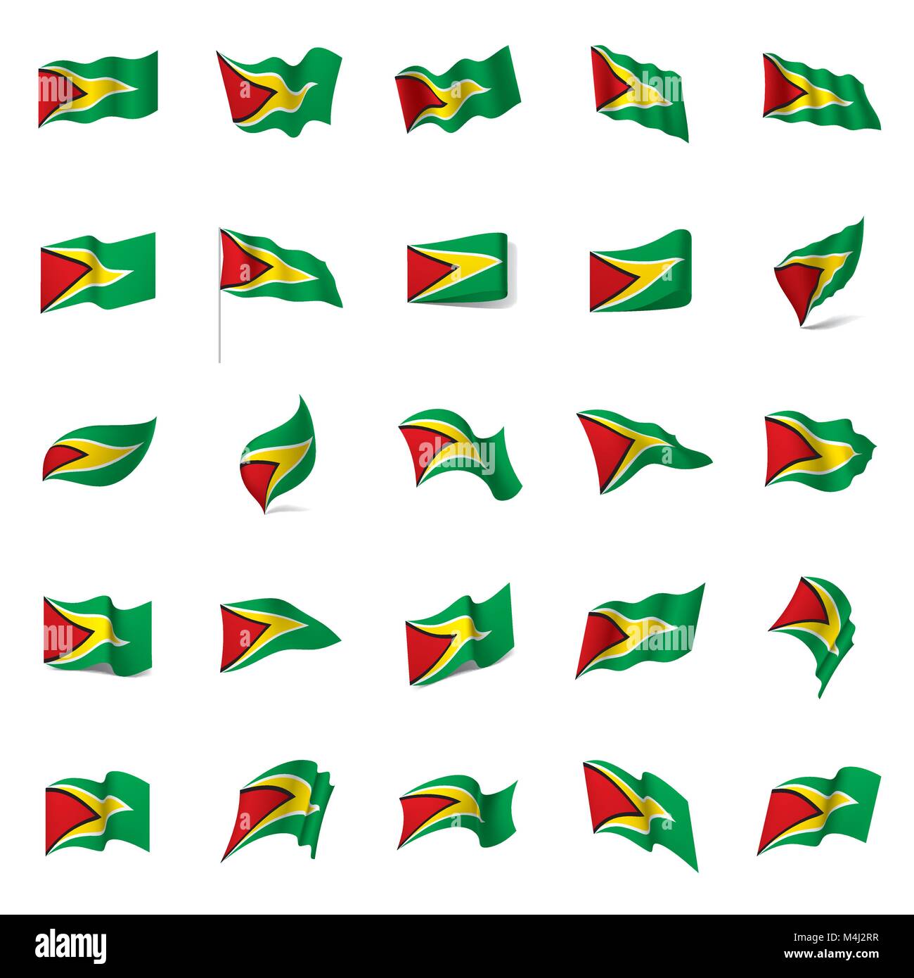Guyana flag, vector illustration Stock Vector Image & Art - Alamy