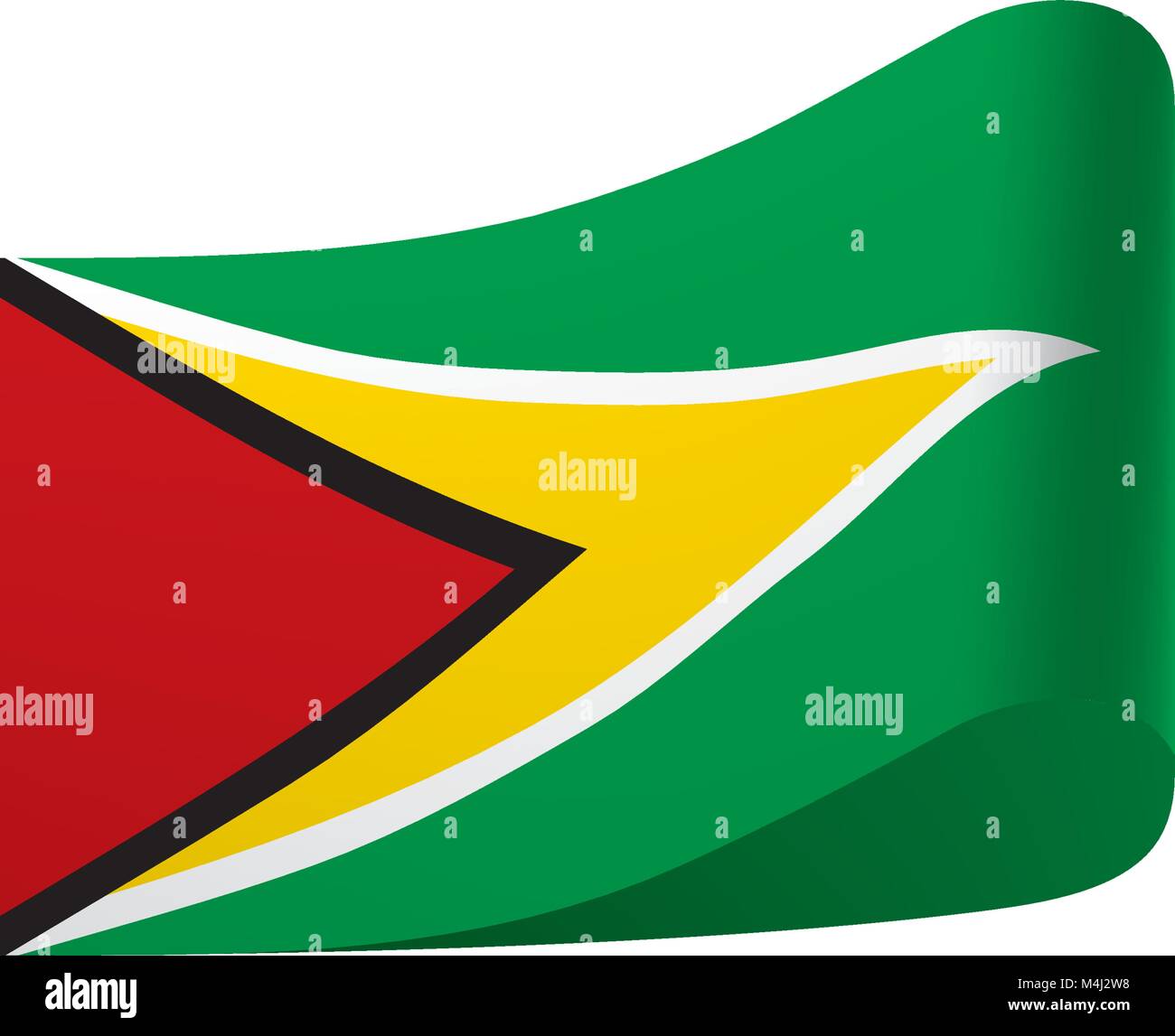 Guyana flag, vector illustration Stock Vector Image & Art - Alamy