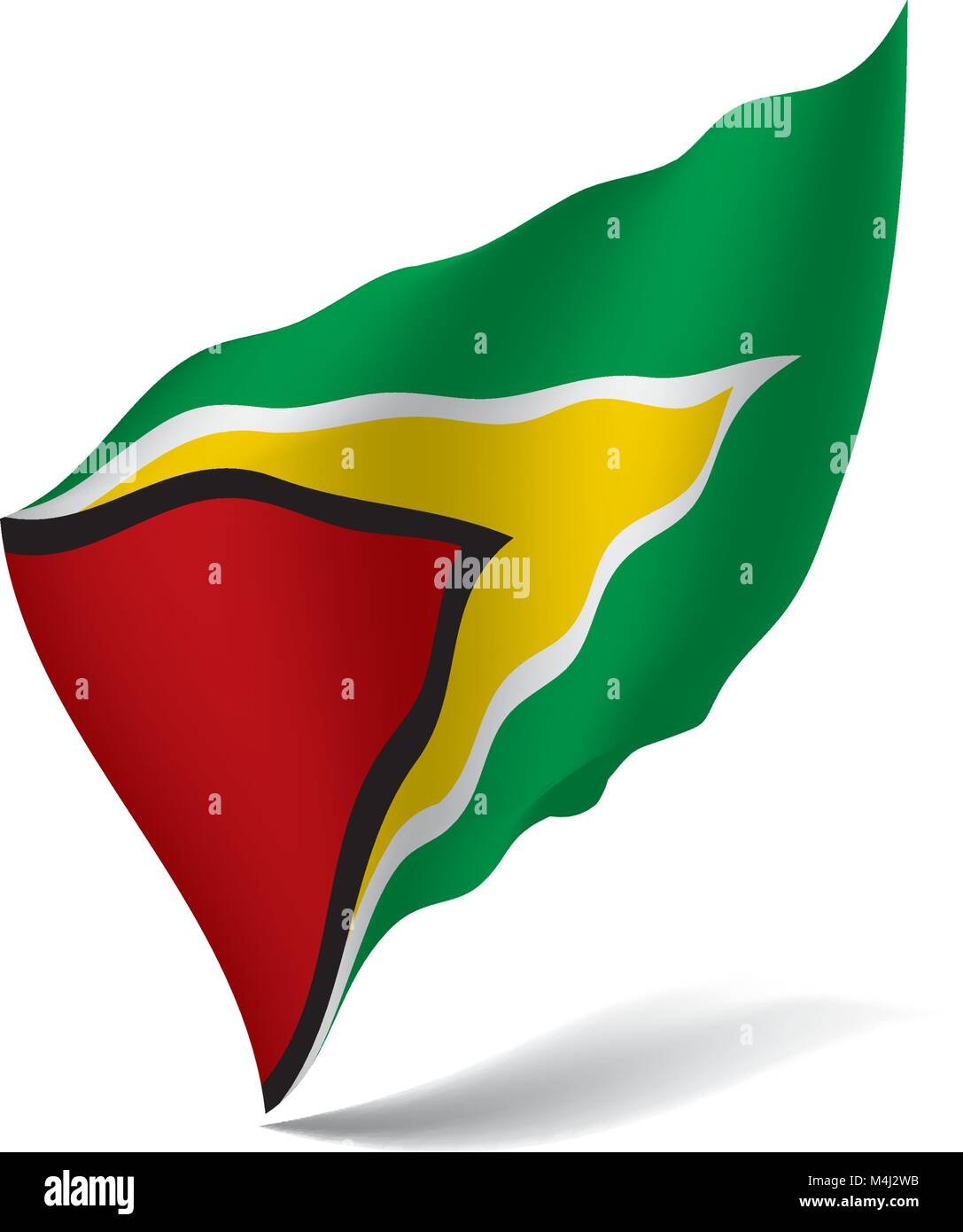 Guyana flag, vector illustration Stock Vector Image & Art - Alamy