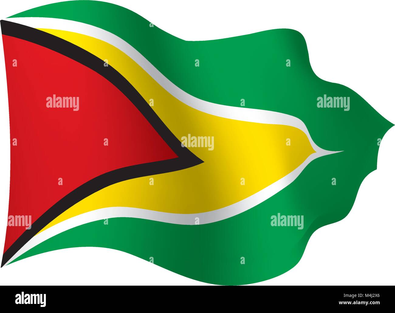 Guyana flag hi-res stock photography and images - Alamy