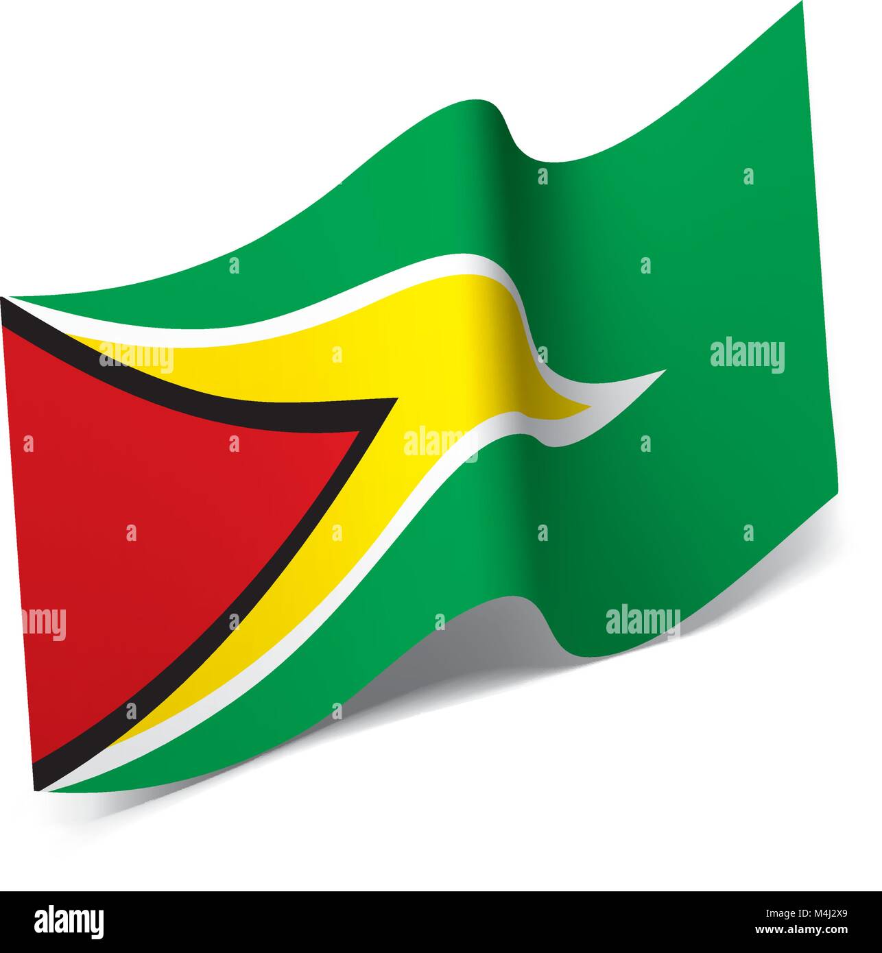 Guyana flag, vector illustration Stock Vector Image & Art - Alamy