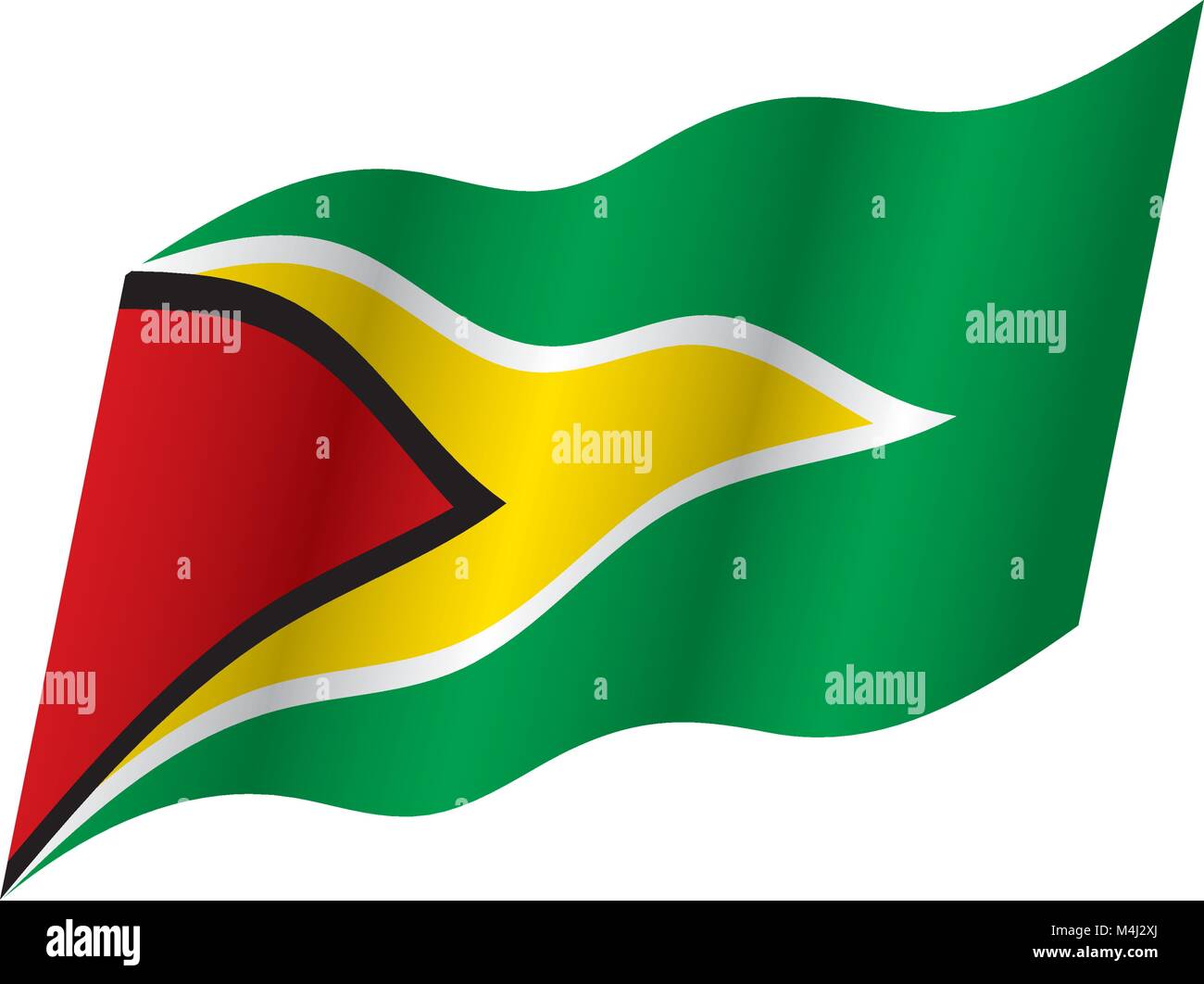 Guyana flag, vector illustration Stock Vector Image & Art - Alamy