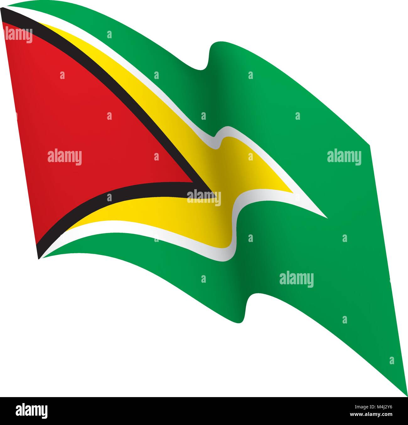 Guyana flag, vector illustration Stock Vector Image & Art - Alamy
