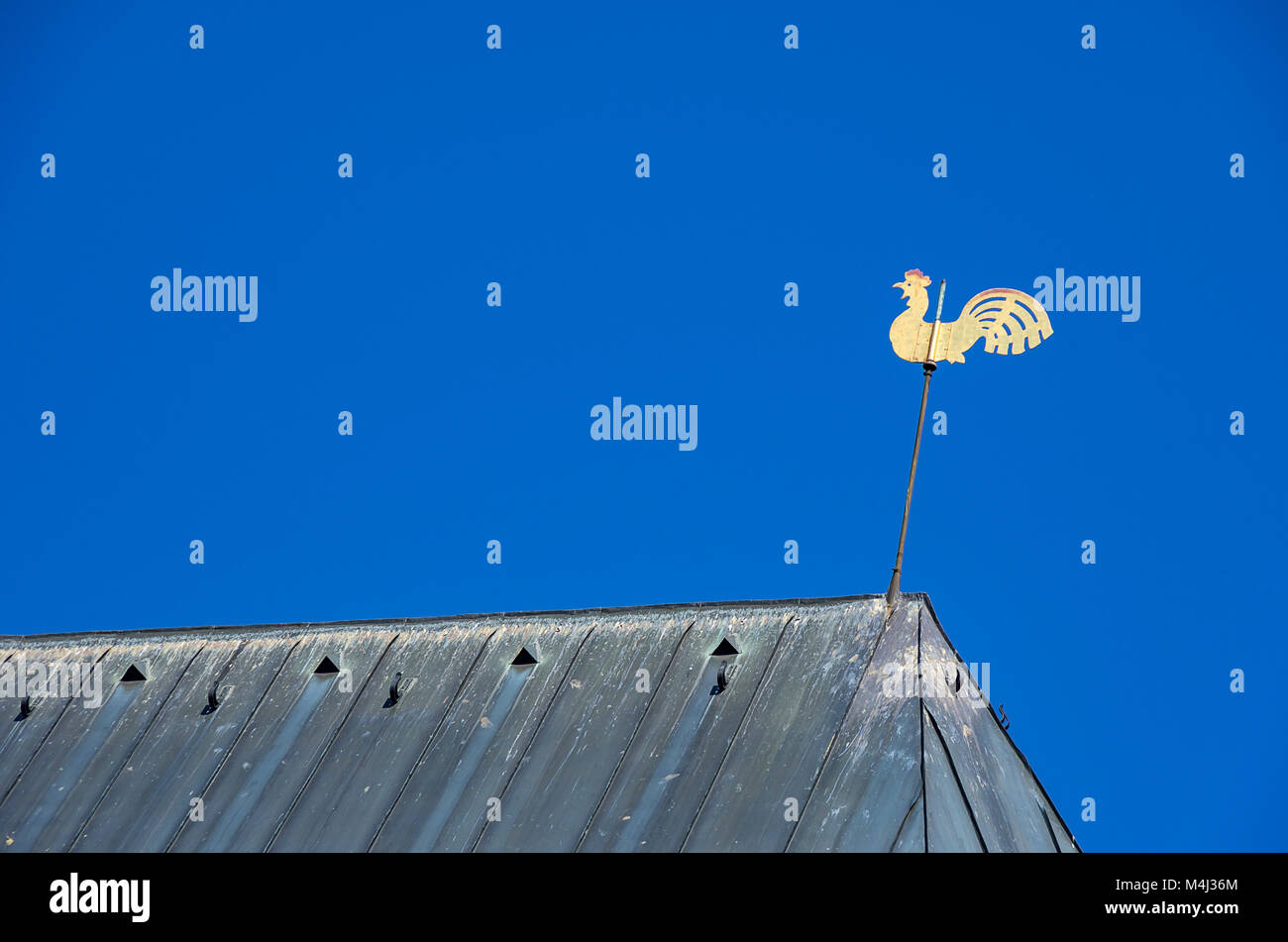 Weather vane on rooftop hi-res stock photography and images - Alamy