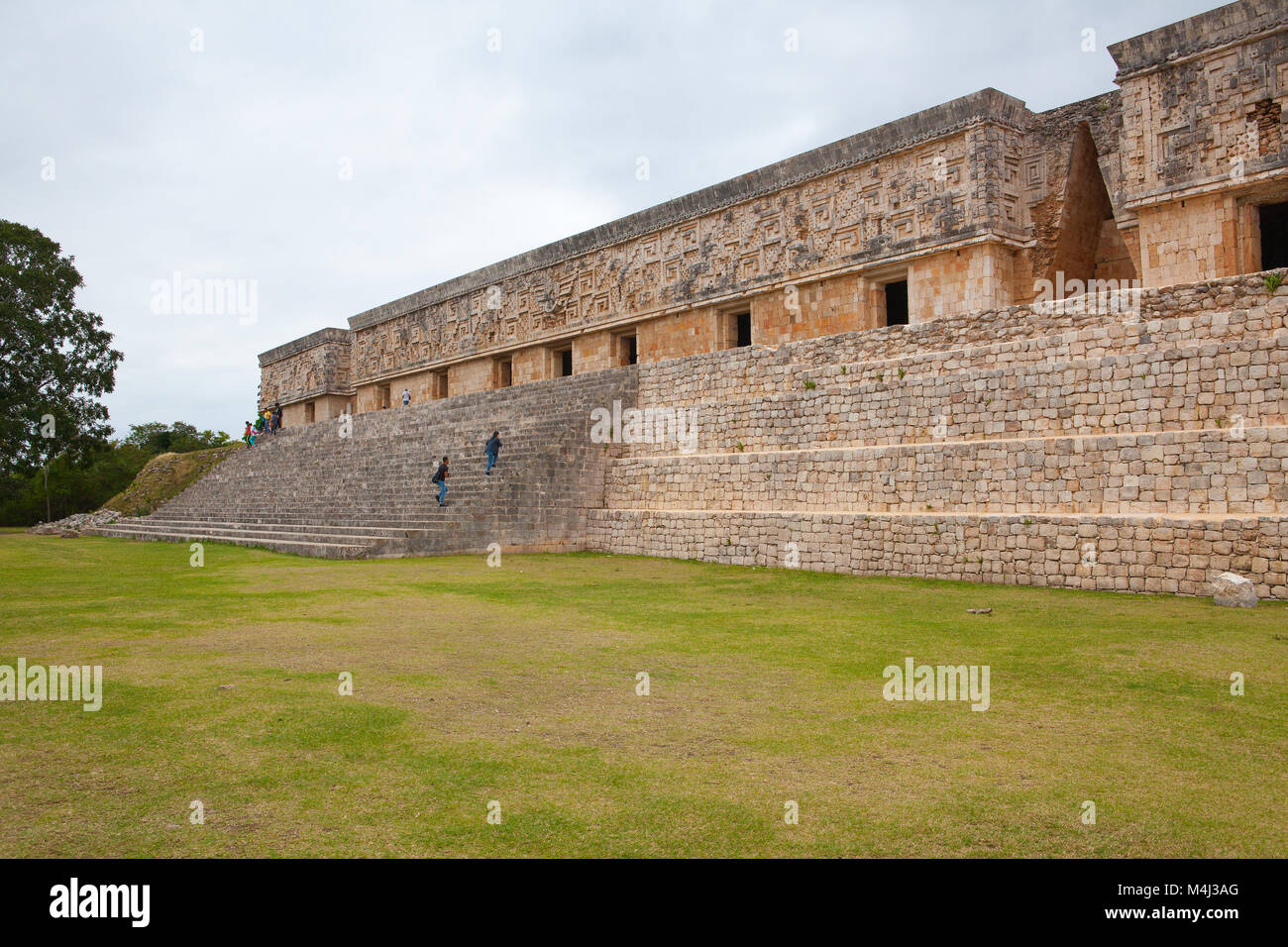 Uxmal, Mexico - January 30, 2018: Majestic ruins in Uxmal,Mexico. Uxmal ...