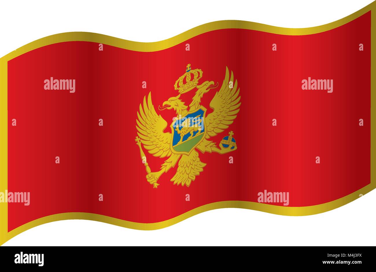 montenegro flag, vector illustration Stock Vector Image & Art - Alamy