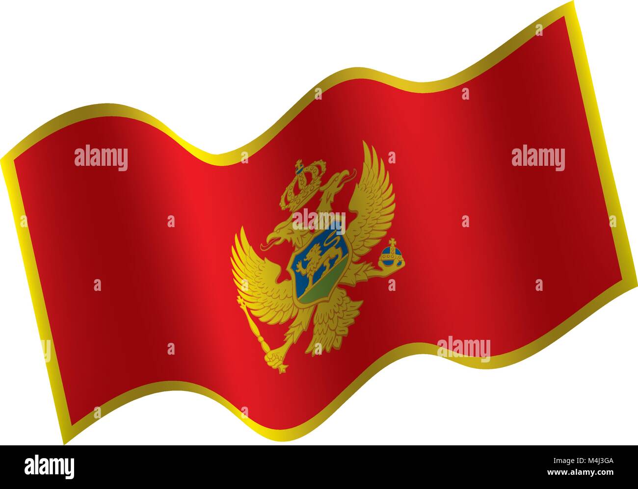 montenegro flag, vector illustration Stock Vector Image & Art - Alamy