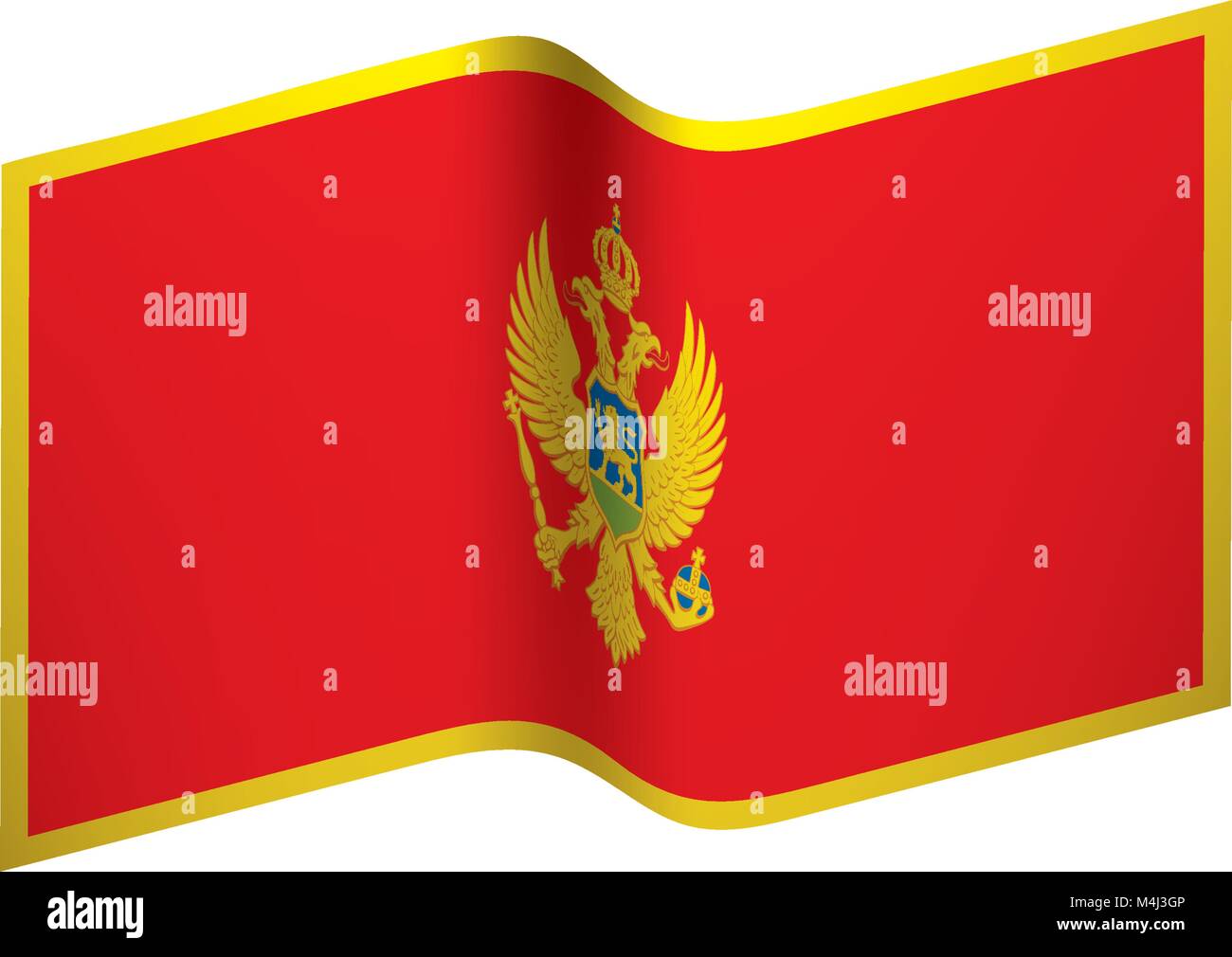 montenegro flag, vector illustration Stock Vector Image & Art - Alamy
