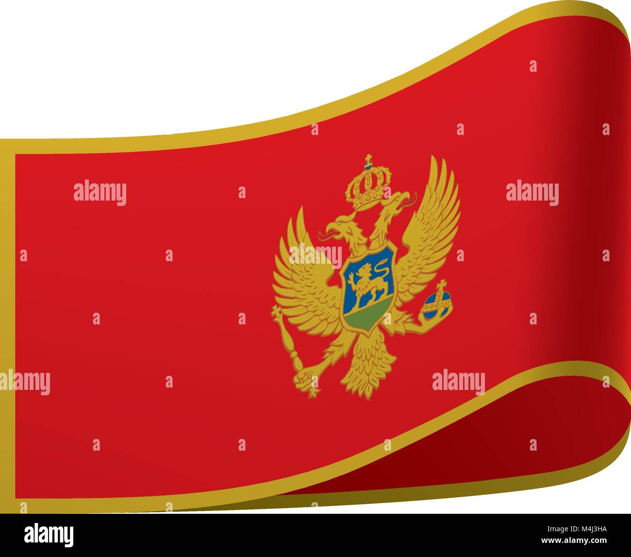 montenegro flag, vector illustration Stock Vector Image & Art - Alamy