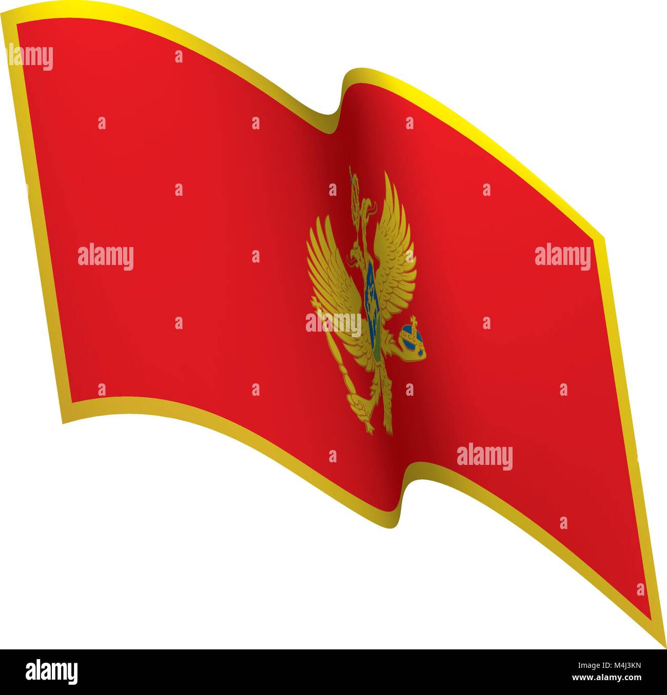 montenegro flag, vector illustration Stock Vector Image & Art - Alamy