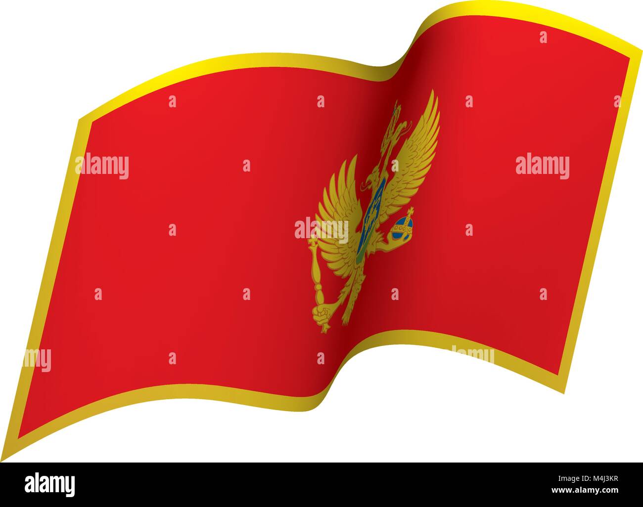 montenegro flag, vector illustration Stock Vector Image & Art - Alamy
