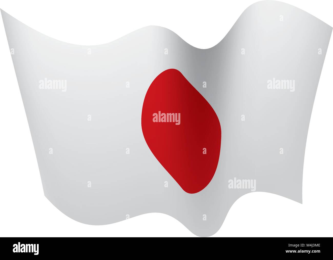 Japan flag, vector illustration Stock Vector Image & Art - Alamy