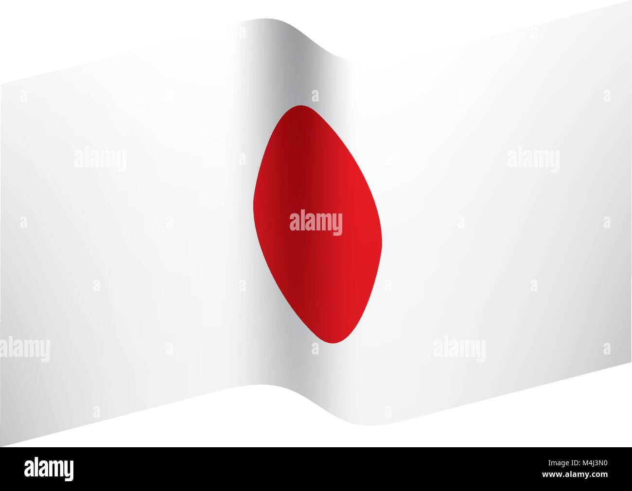 Japan flag, vector illustration Stock Vector Image & Art - Alamy