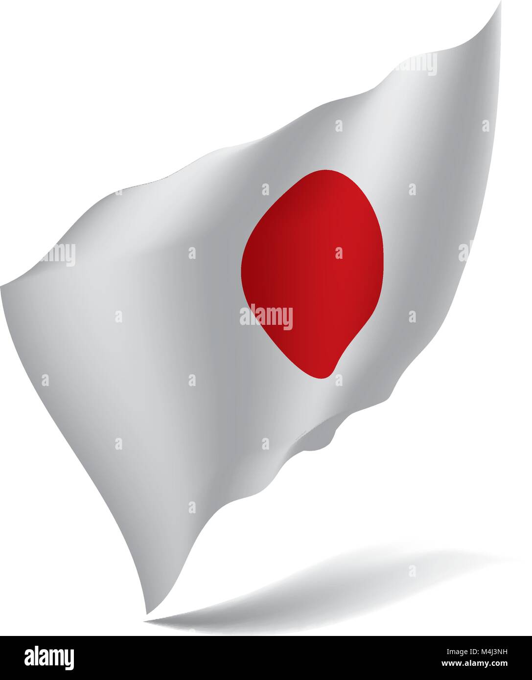 Japan flag, vector illustration Stock Vector Image & Art - Alamy