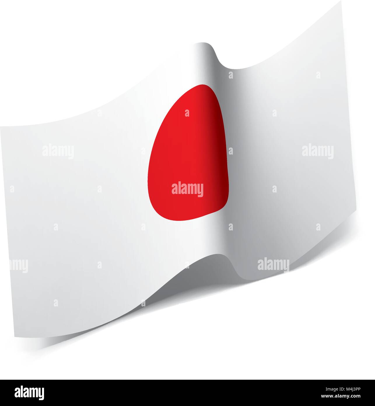 Japan flag, vector illustration Stock Vector Image & Art - Alamy