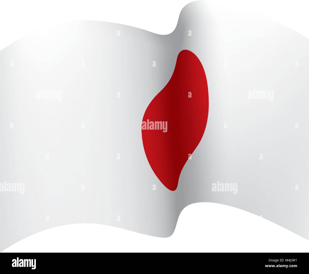 Japan flag, vector illustration Stock Vector Image & Art - Alamy