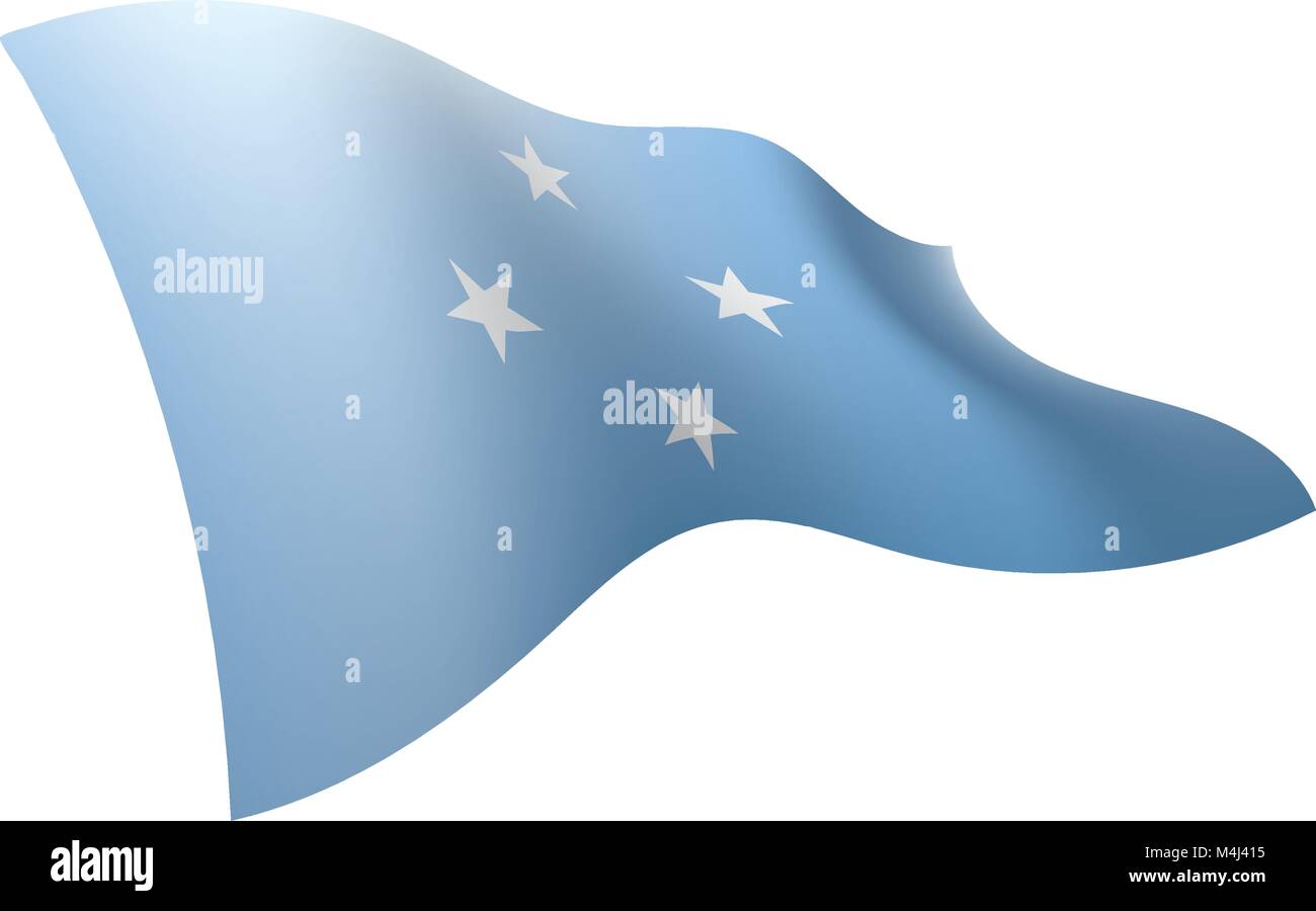 Federated States Micronesia flag Stock Vector Image & Art - Alamy