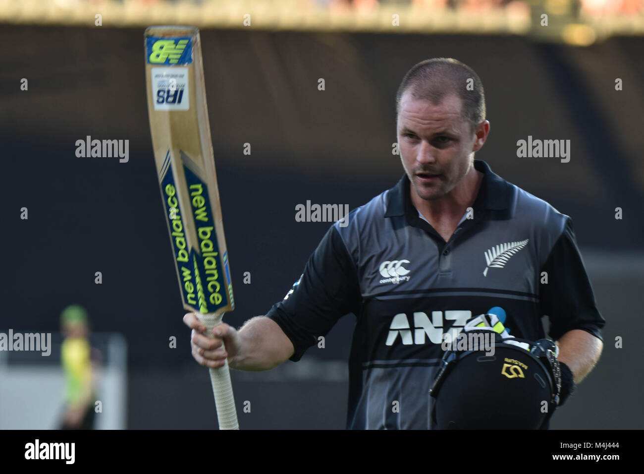 Auckland, New Zealand. 16th Feb, 2018. Colin Munro of New Zealand ...