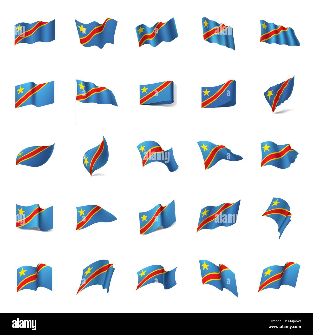 Democratic Republic of the Congo flag Stock Vector Image & Art - Alamy