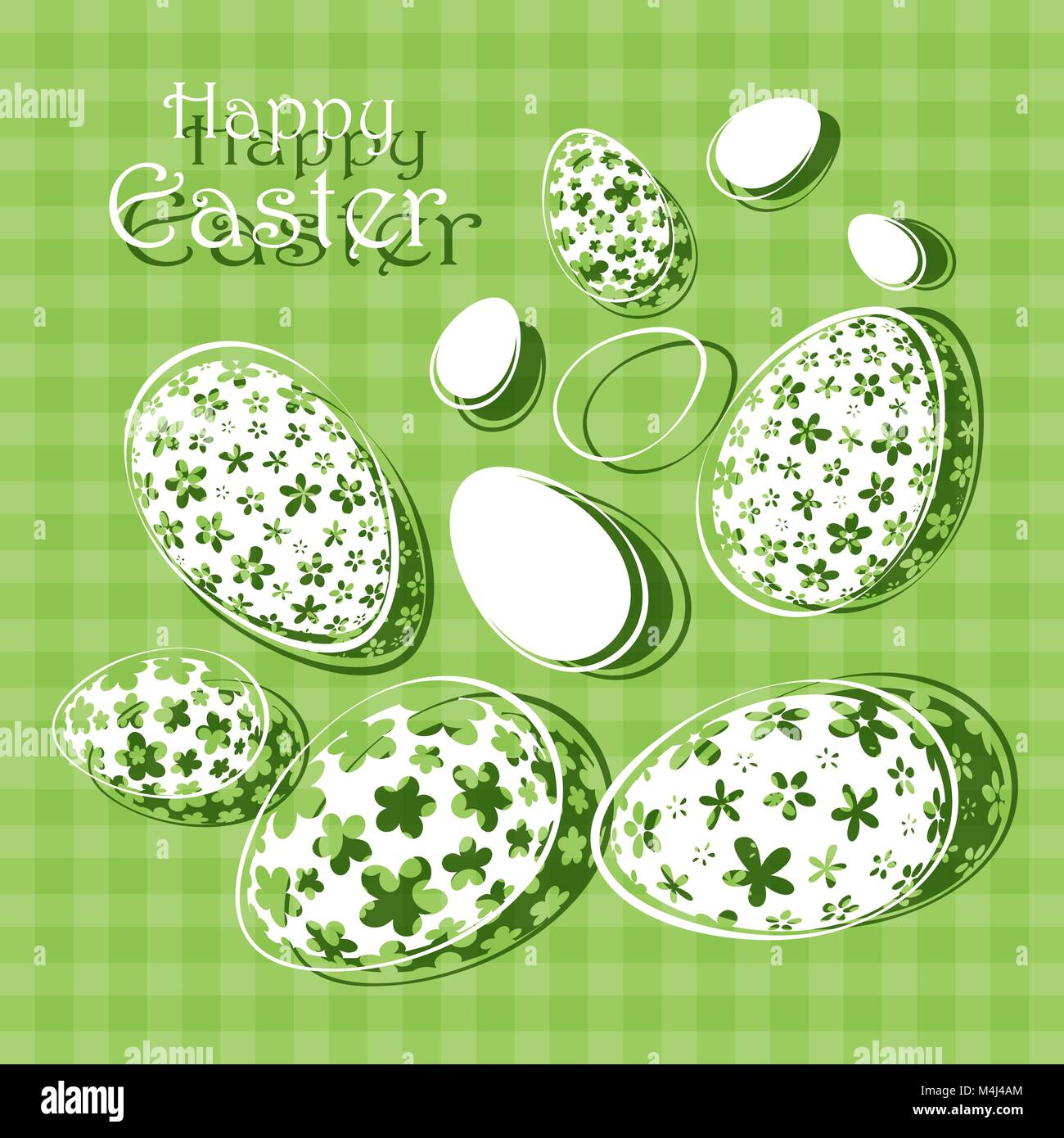 Happy easter abstract postcard background Stock Vector Image & Art - Alamy