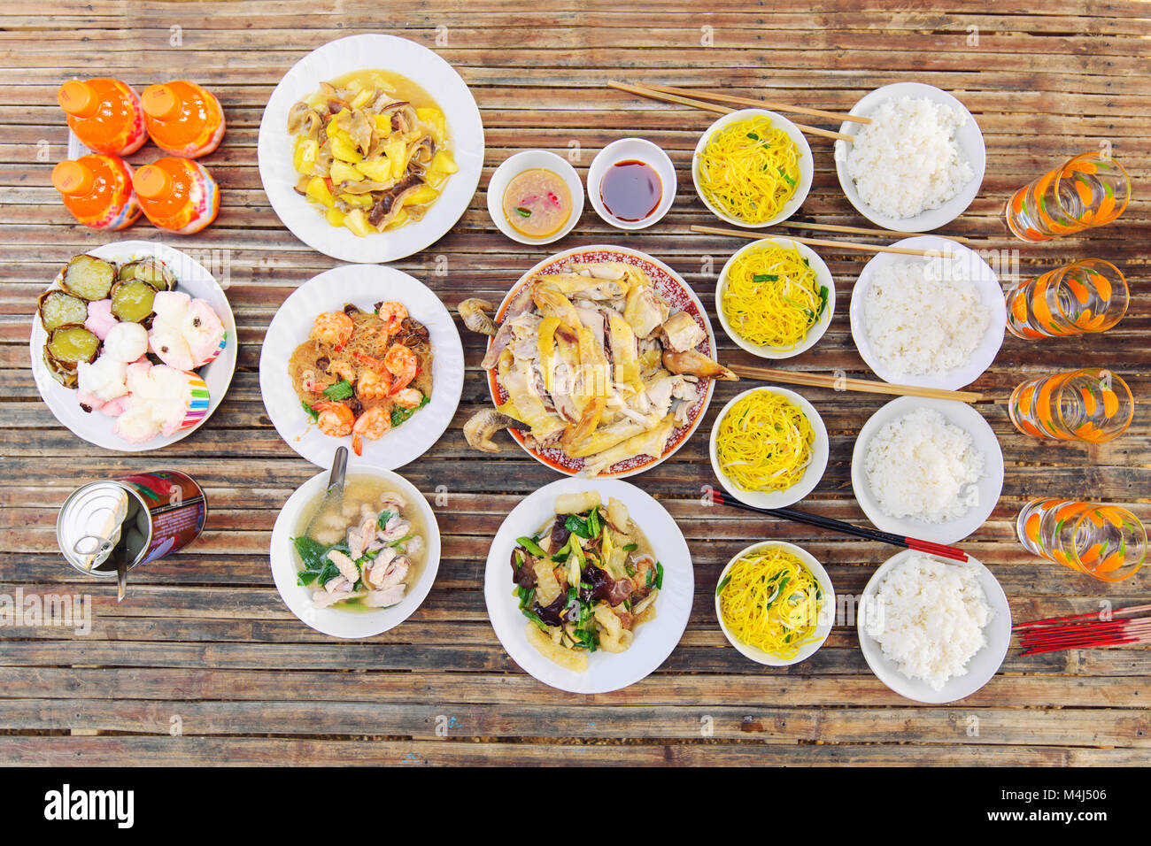 food for make offerings to the spirits in Chinese new year / pay ...