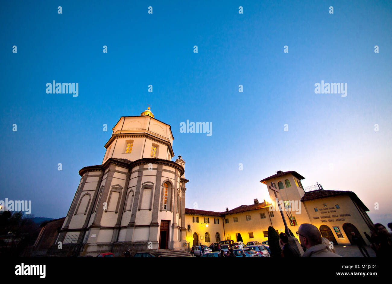 Italy Piedmont Turin Monte dei Cappuccini church Santa Maria del Monte ...