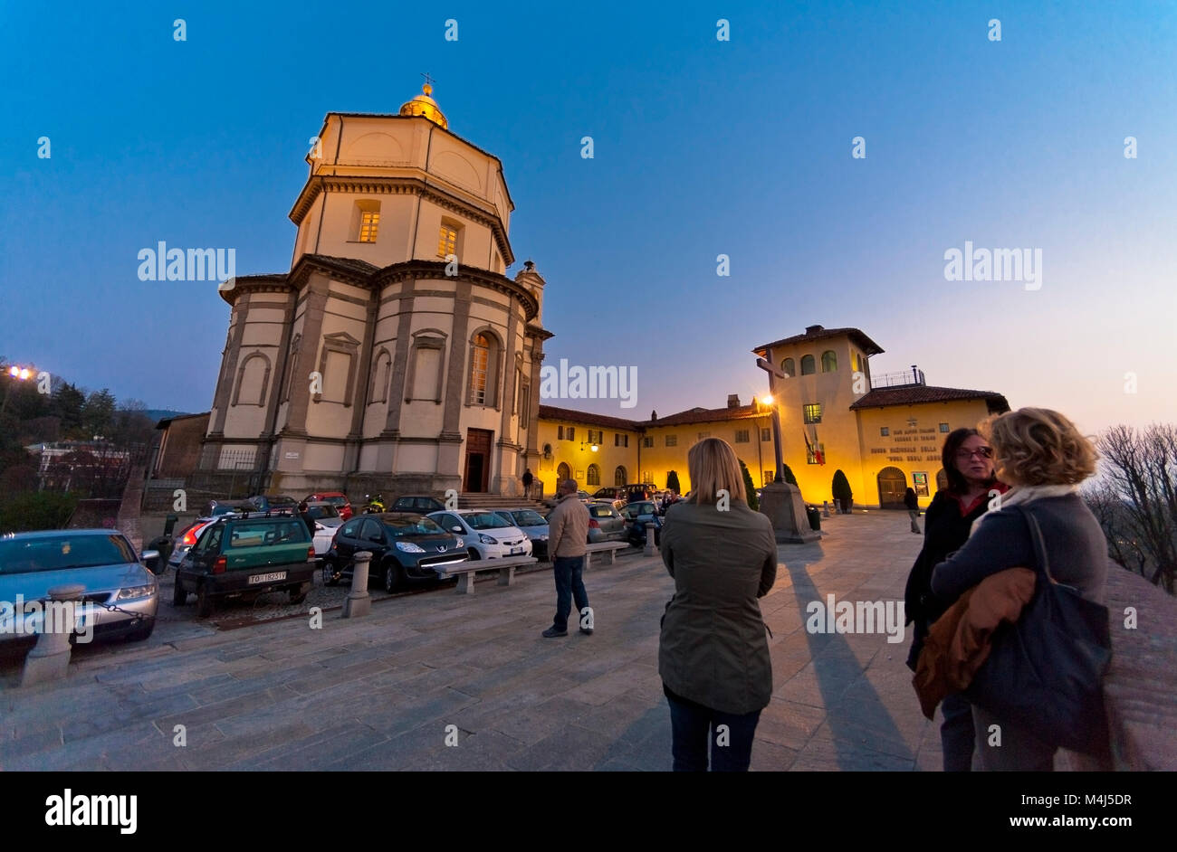 Italy Piedmont Turin Monte dei Cappuccini church Santa Maria del Monte ...