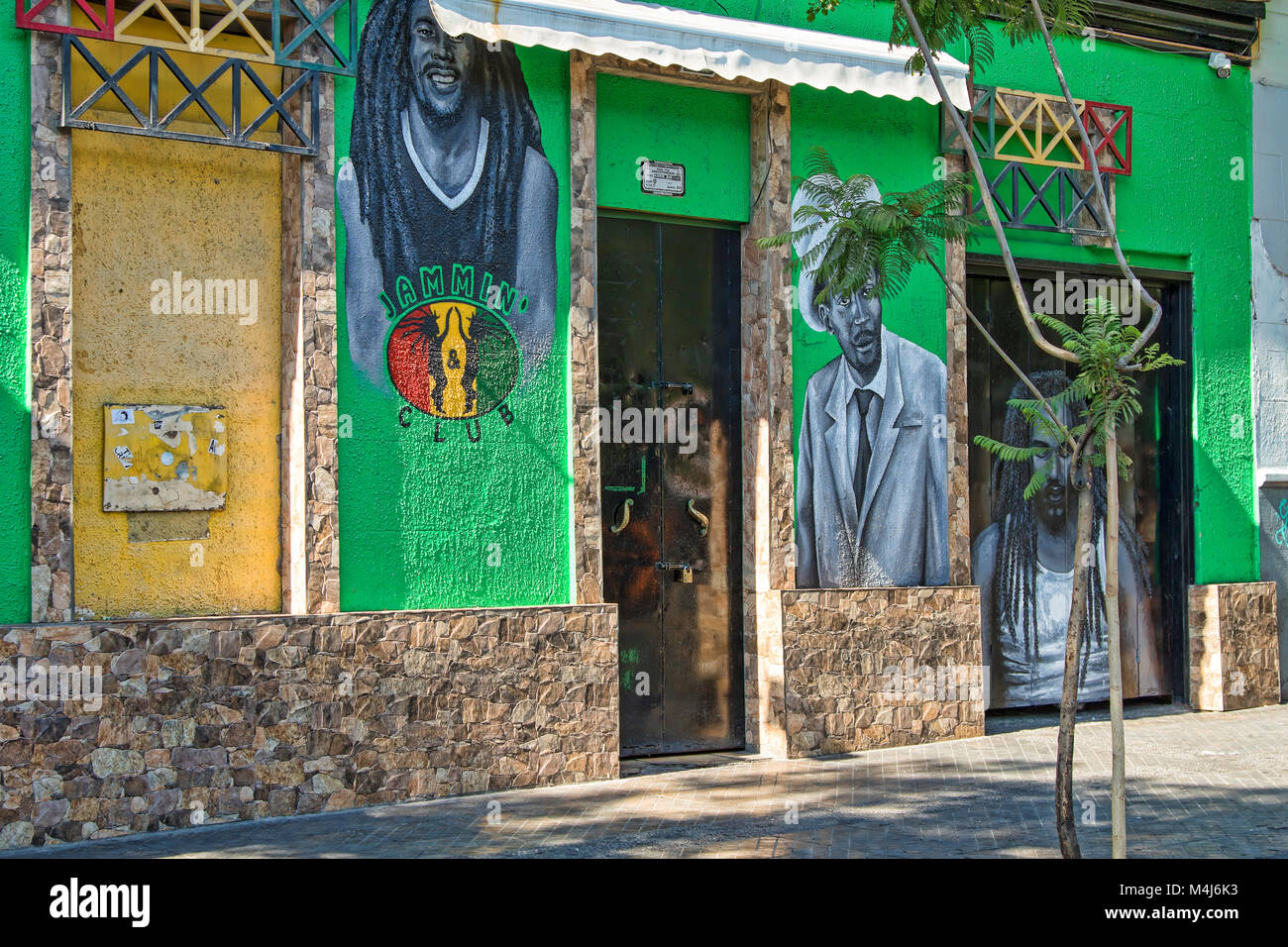 Street scenes in the Bellavista district in Santiago de Chile Stock ...