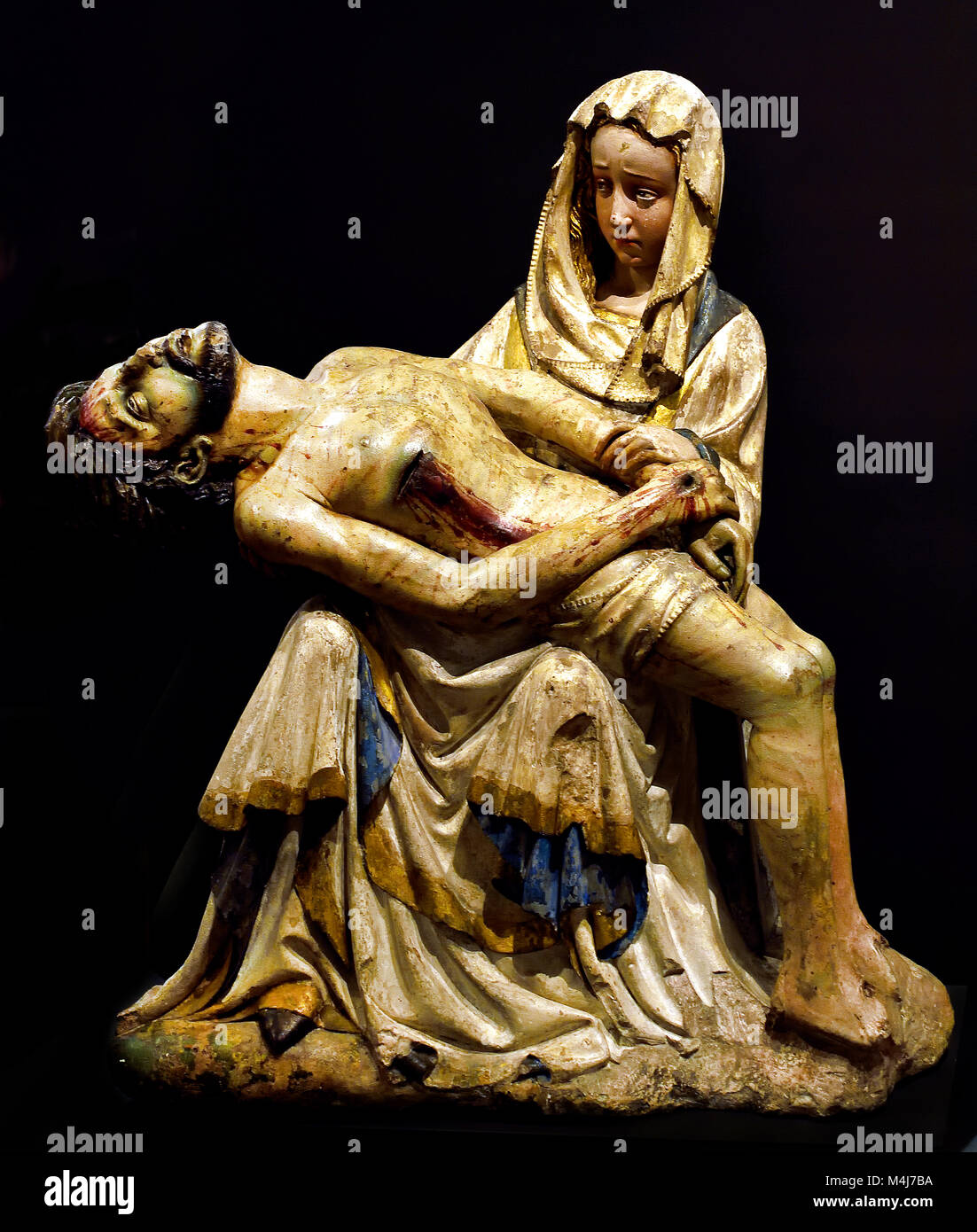 Pieta 1406-1415 anonymous master 15th, century, German,Germany Stock ...