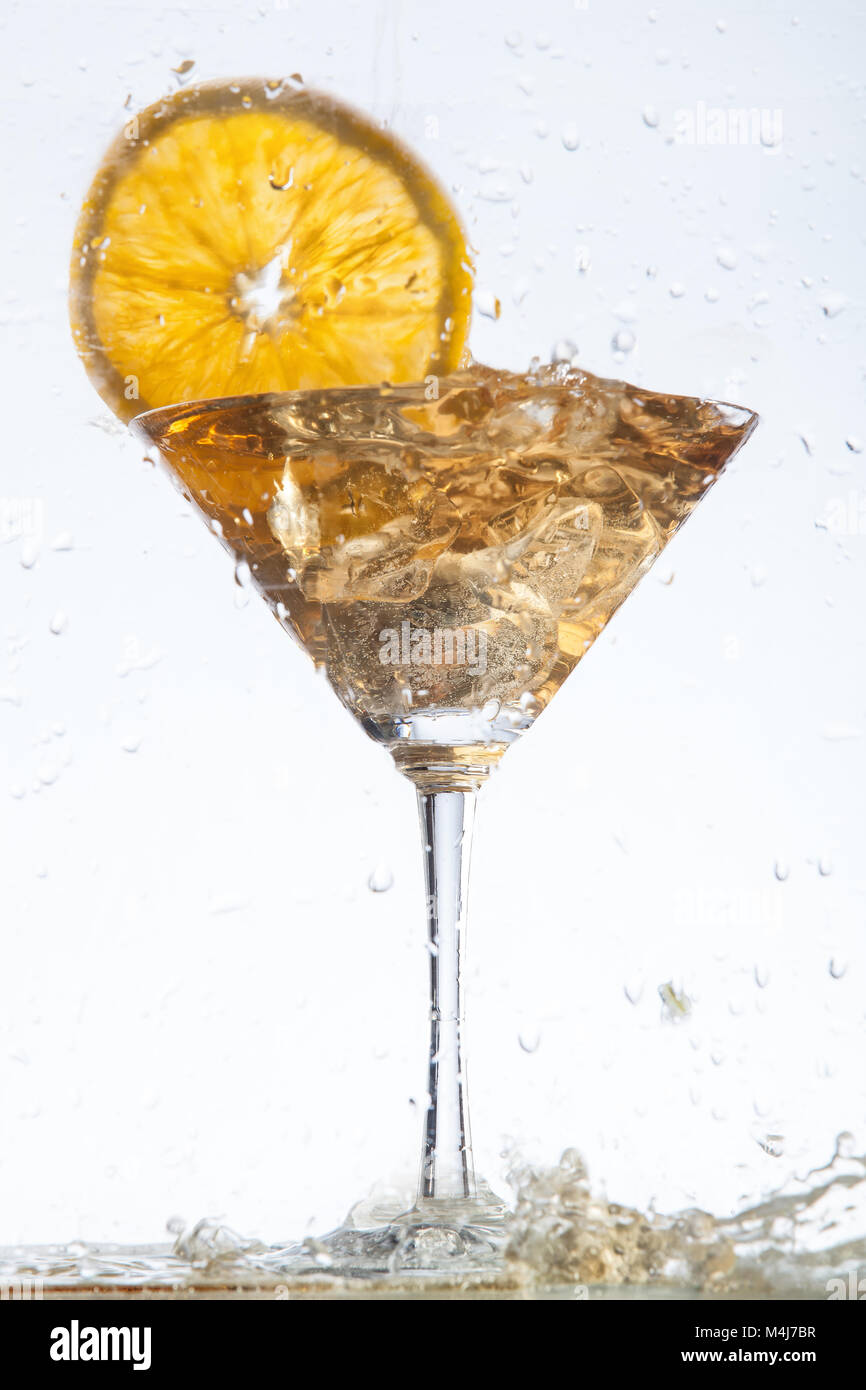 Glass And Fruit Stock Photo - Alamy