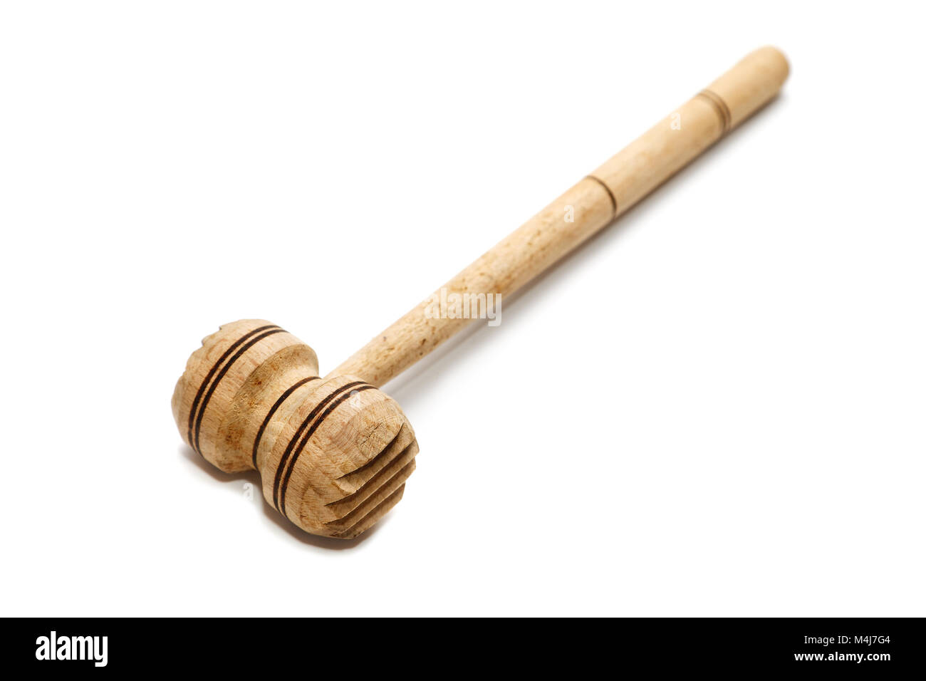 Cut meat on wooden Cut Out Stock Images & Pictures - Alamy