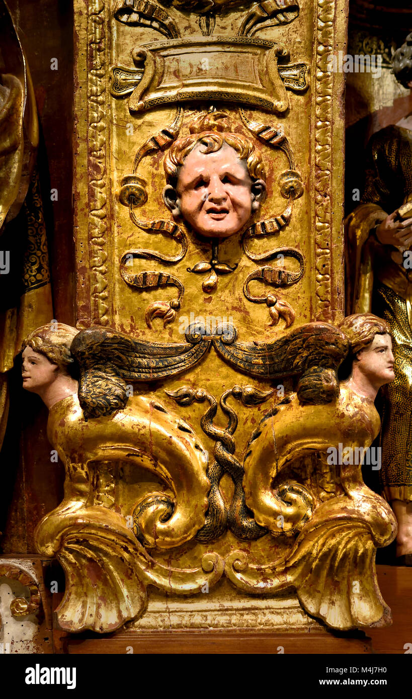 Retable - Altarpiece , (fragment) 1526-1532 Alonso Berruguete 1489-1561 ...