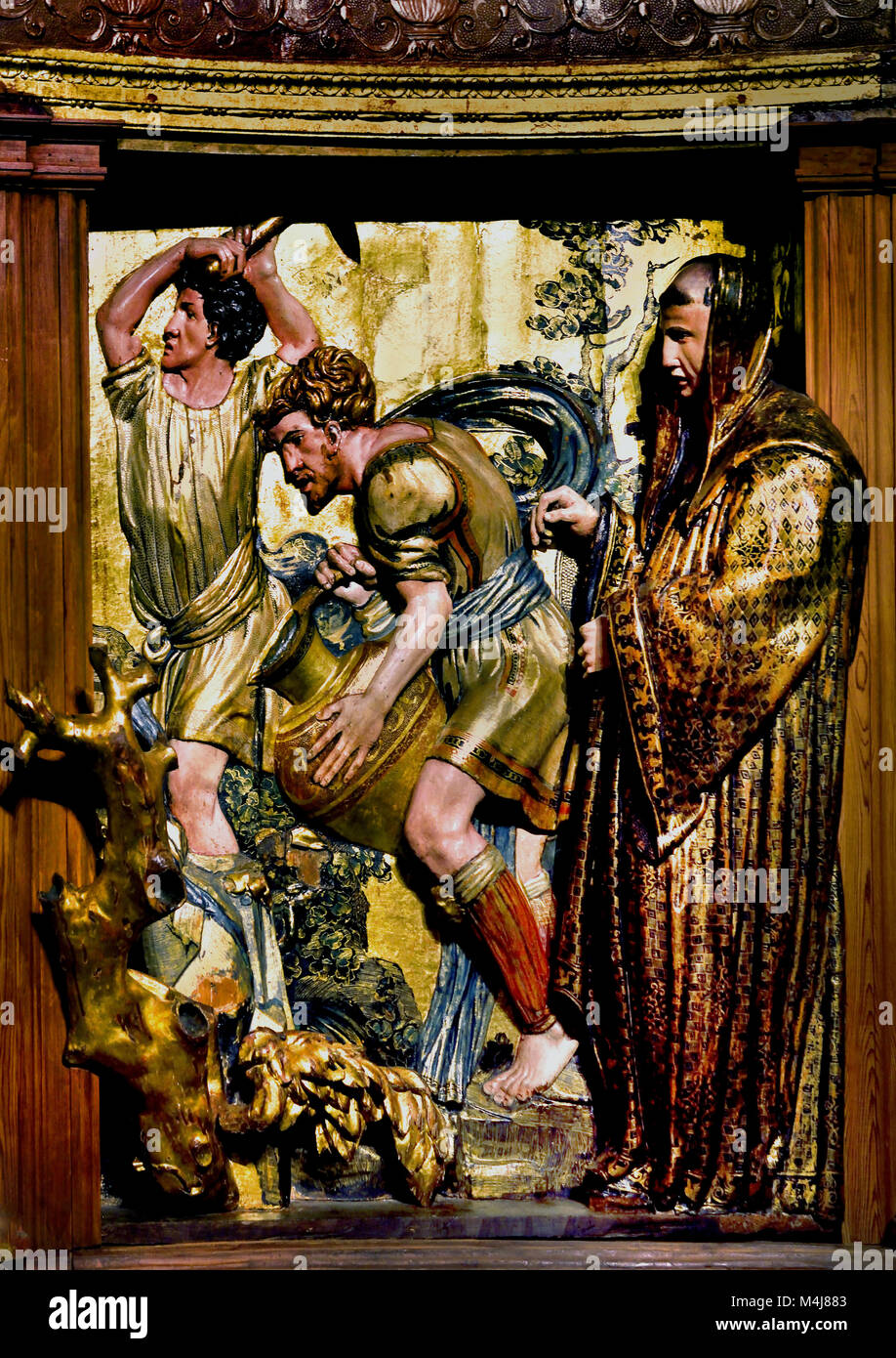 Retable ( Altarpiece) 1526-1532 Alonso Berruguete 1489-1561 master 16th ...