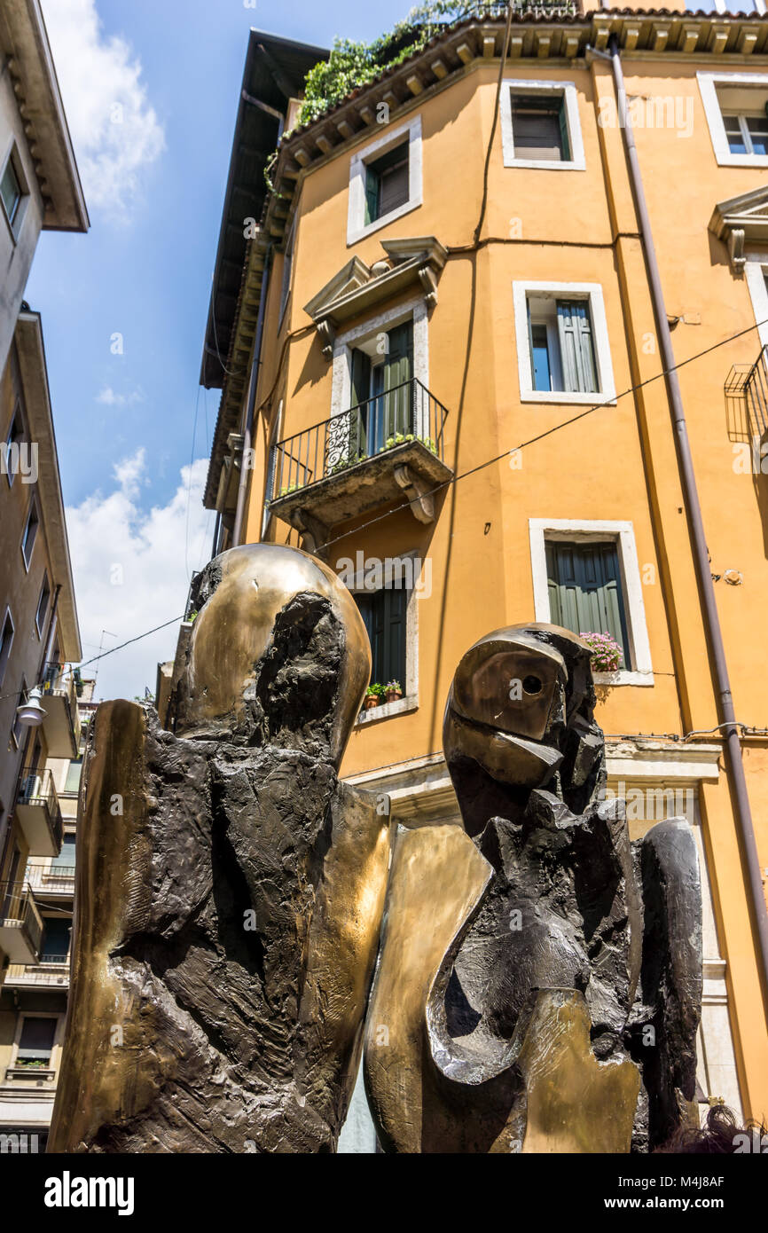Italian town Verona in summer Stock Photo - Alamy