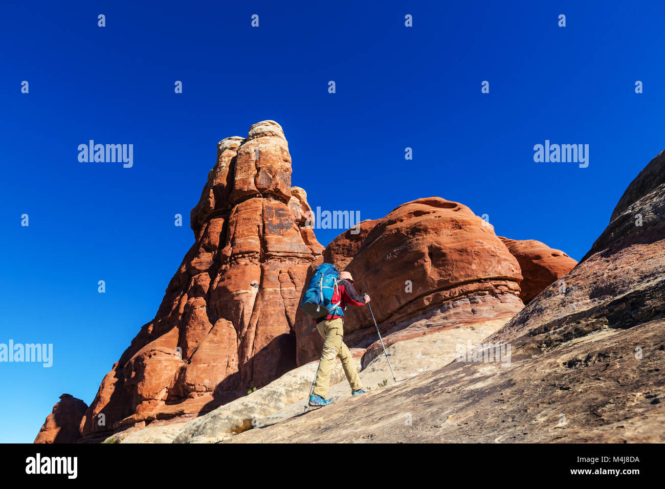 Hike in Utah Stock Photo - Alamy