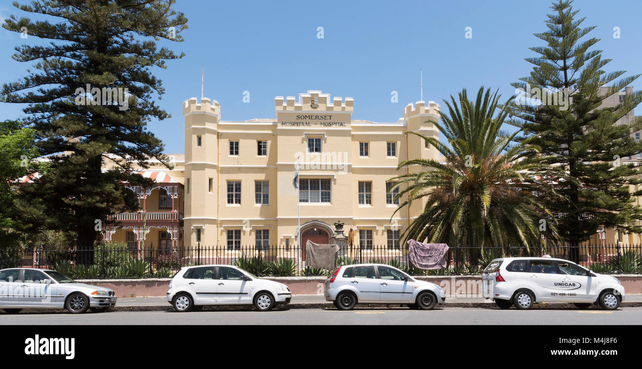 The Somerset Hospital on the waterfront area in central Cape Town South ...